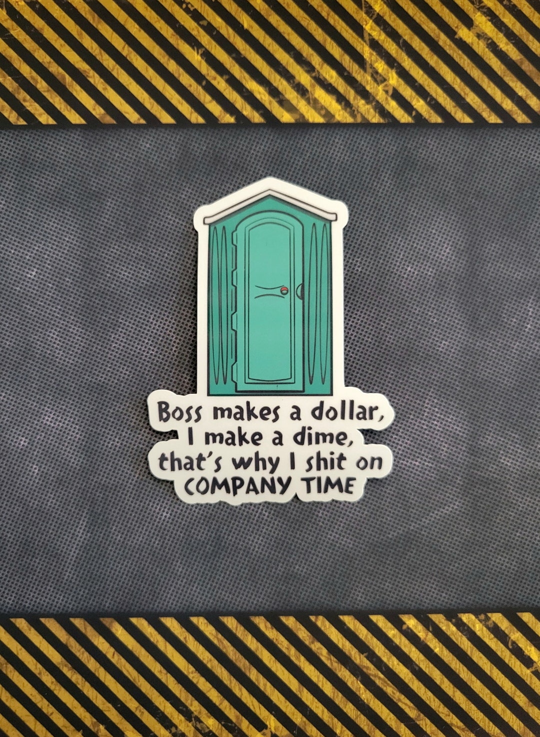 Boss Makes A Dollar I Make A Dime Die Cut Vinyl Sticker - Etsy