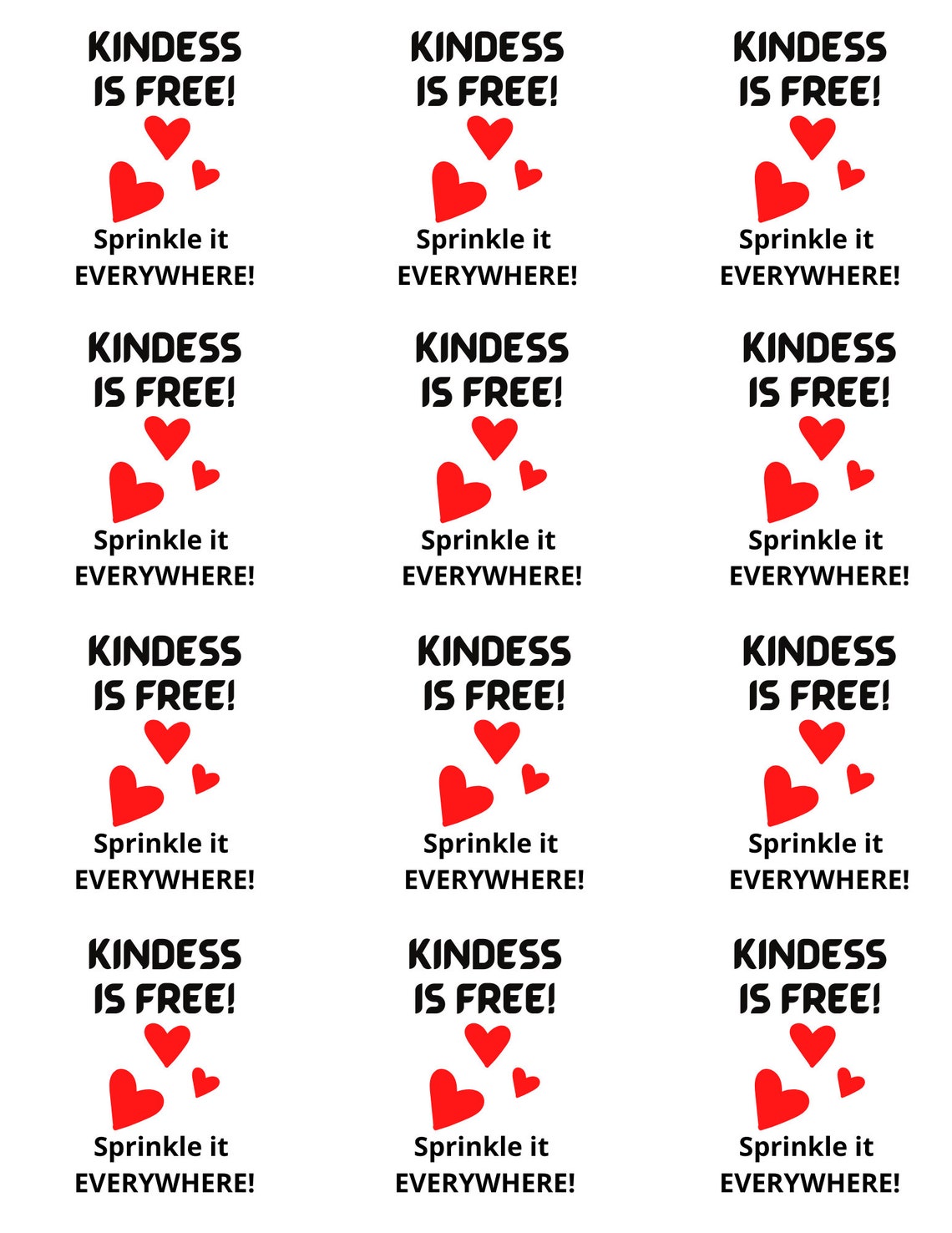 Kindness Kit | Printable | Family Activity | Children's Fun | Gratitude ...