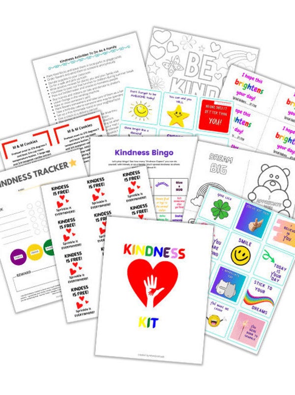 Acts of Kindness Tracker, Be Kind, World Kindness Day, Random Acts of ...