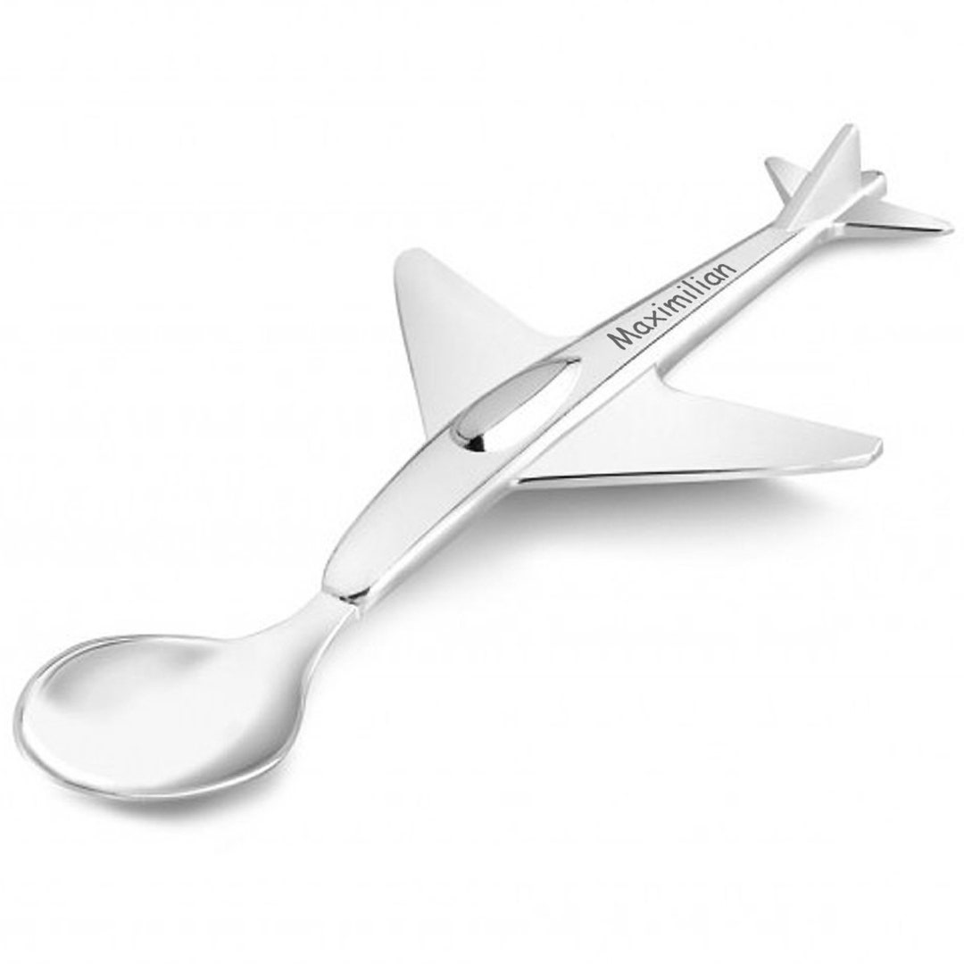 Children's Spoon - Airplane Including Engraving - Etsy