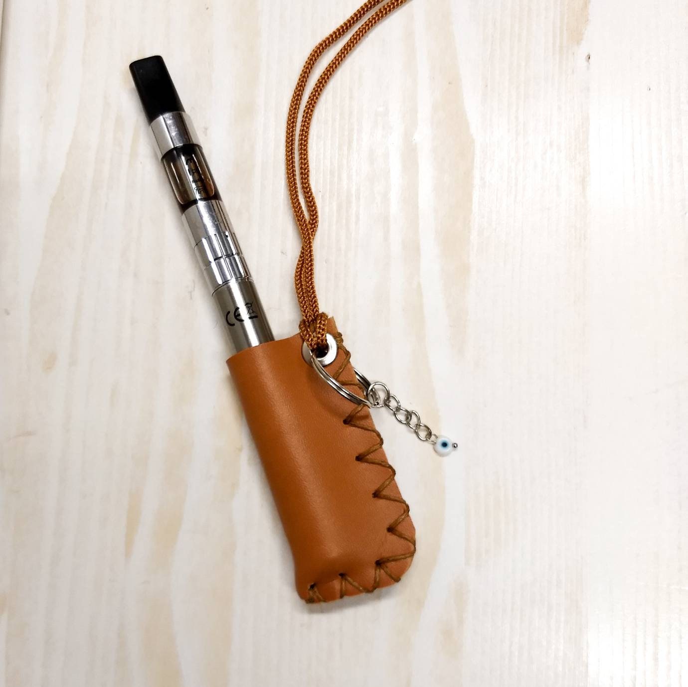 E Cig Necklace Vape Pen Case Ecig Holder Eco Leather Vape Pen - Etsy