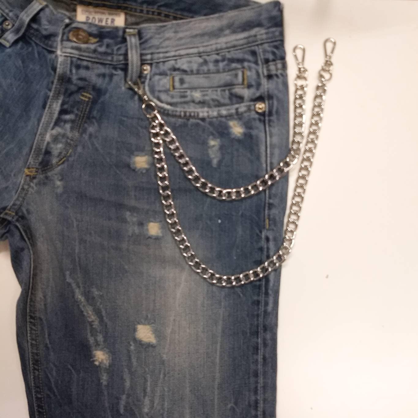 E Boy Chains Belt Chain for Pants Double Wallet Chain for Men - Etsy
