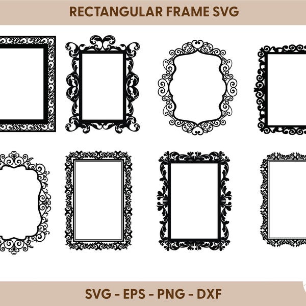 Frame Svg - Etsy