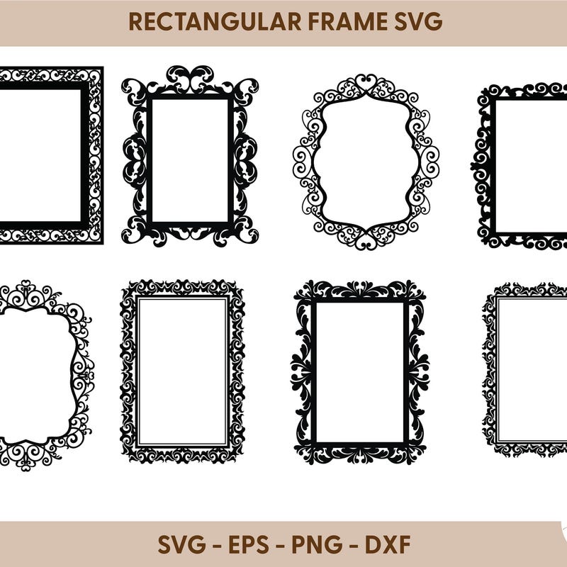 Frame Svg - Etsy