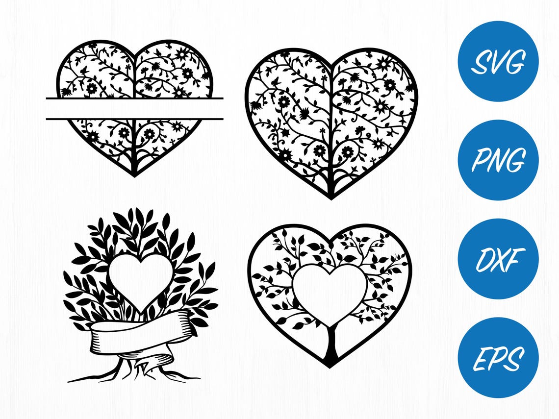 Tree of Life Svg Bundle - Family Tree Silhouette Clipart Cricut Cut ...