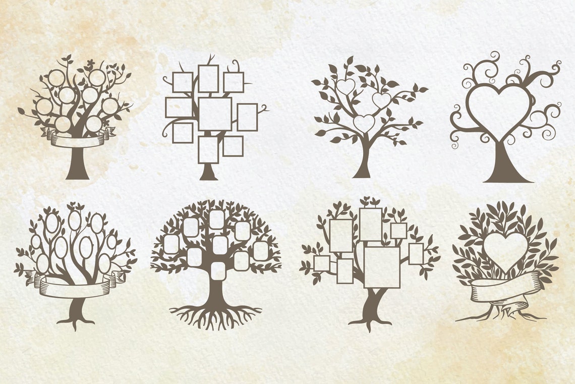 Family Tree Svg Bundle, Tree of Life Svg, Family Tree Branch, Cut Files ...