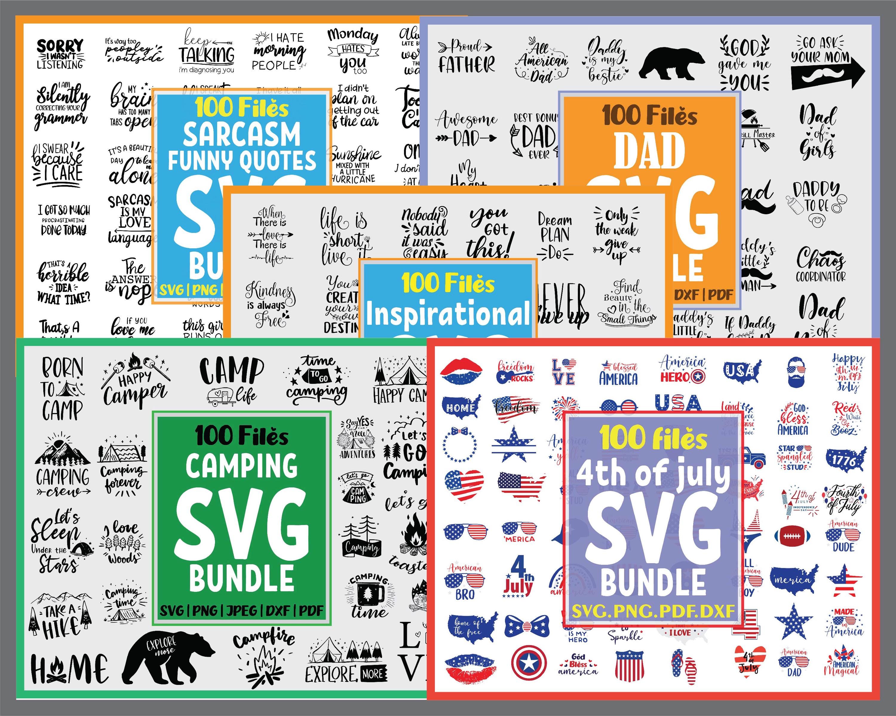 Mega Quotes SVG Bundle: 2200+ T-shirt Designs (digital Download) - Etsy