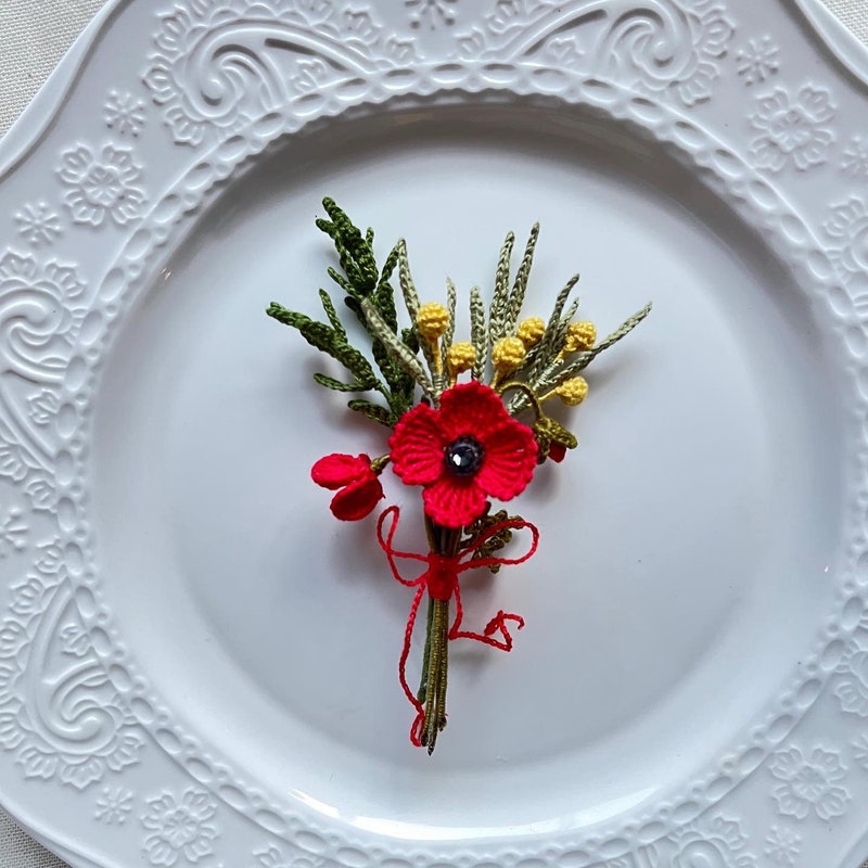 Wattle Brooch - Etsy Australia