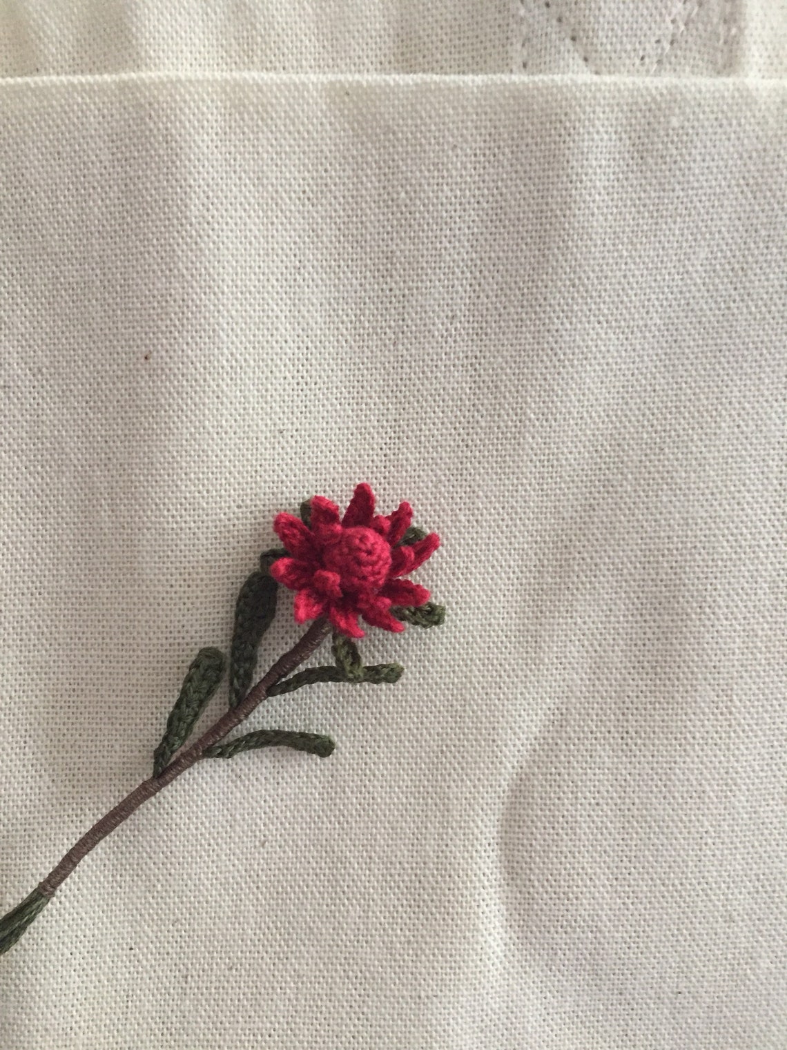 Crochet Waratah Flower Australia Flower Handmade Gift Thank | Etsy ...