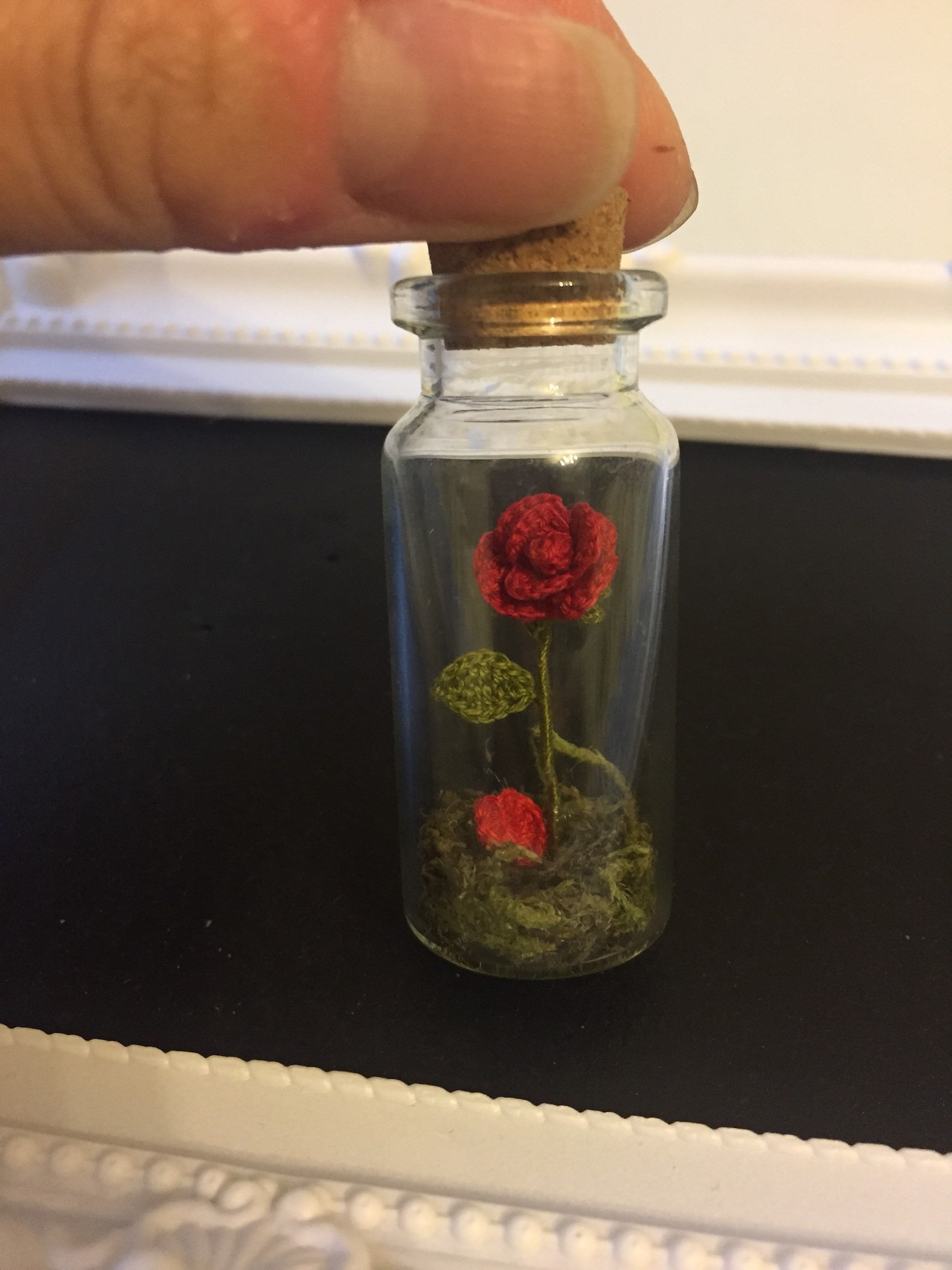 Miniature Red Rose Fairy Flower Garden. Mother's Day Gift - Etsy