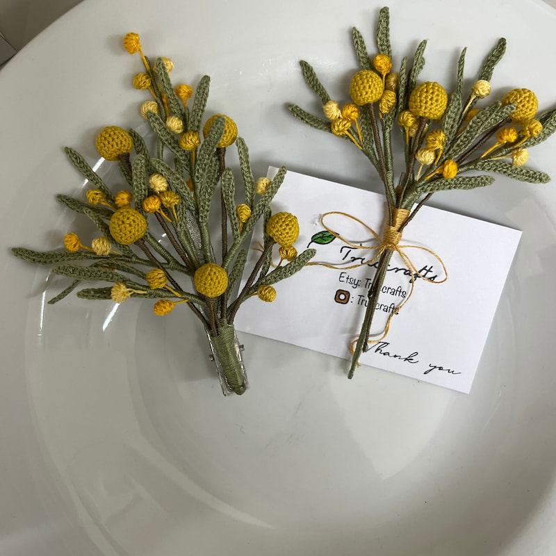Wattle Brooch - Etsy Australia
