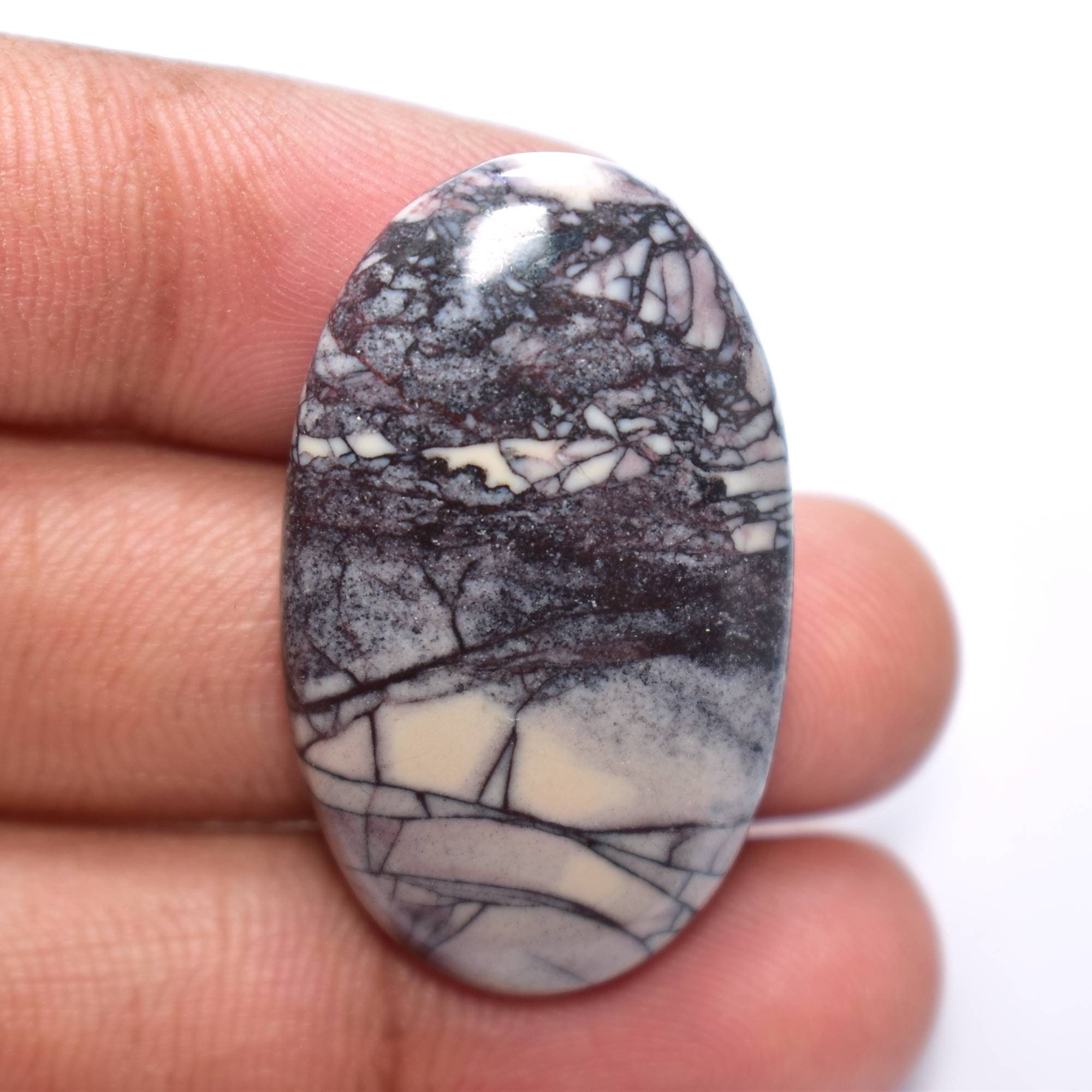 Mexican Porcelain Jasper Cabochon Porcelain Stone Loose Oval | Etsy