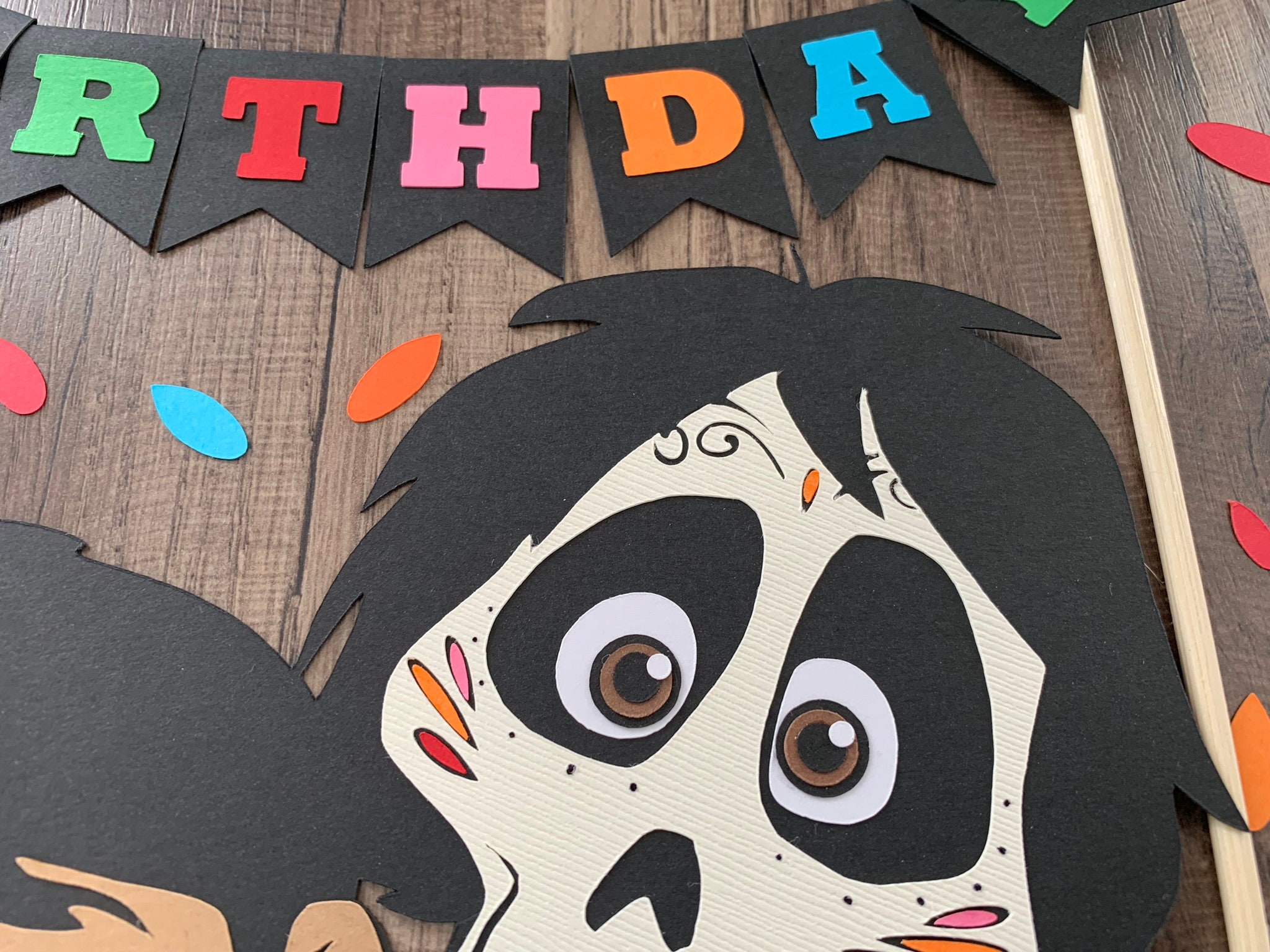 Coco Inspired Cake Topper disney Pixar Movie / Cupcake Topper | Etsy