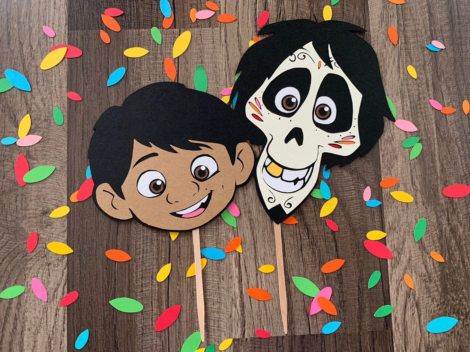Coco Inspired Cake Topper disney Pixar Movie / Cupcake Topper - Etsy