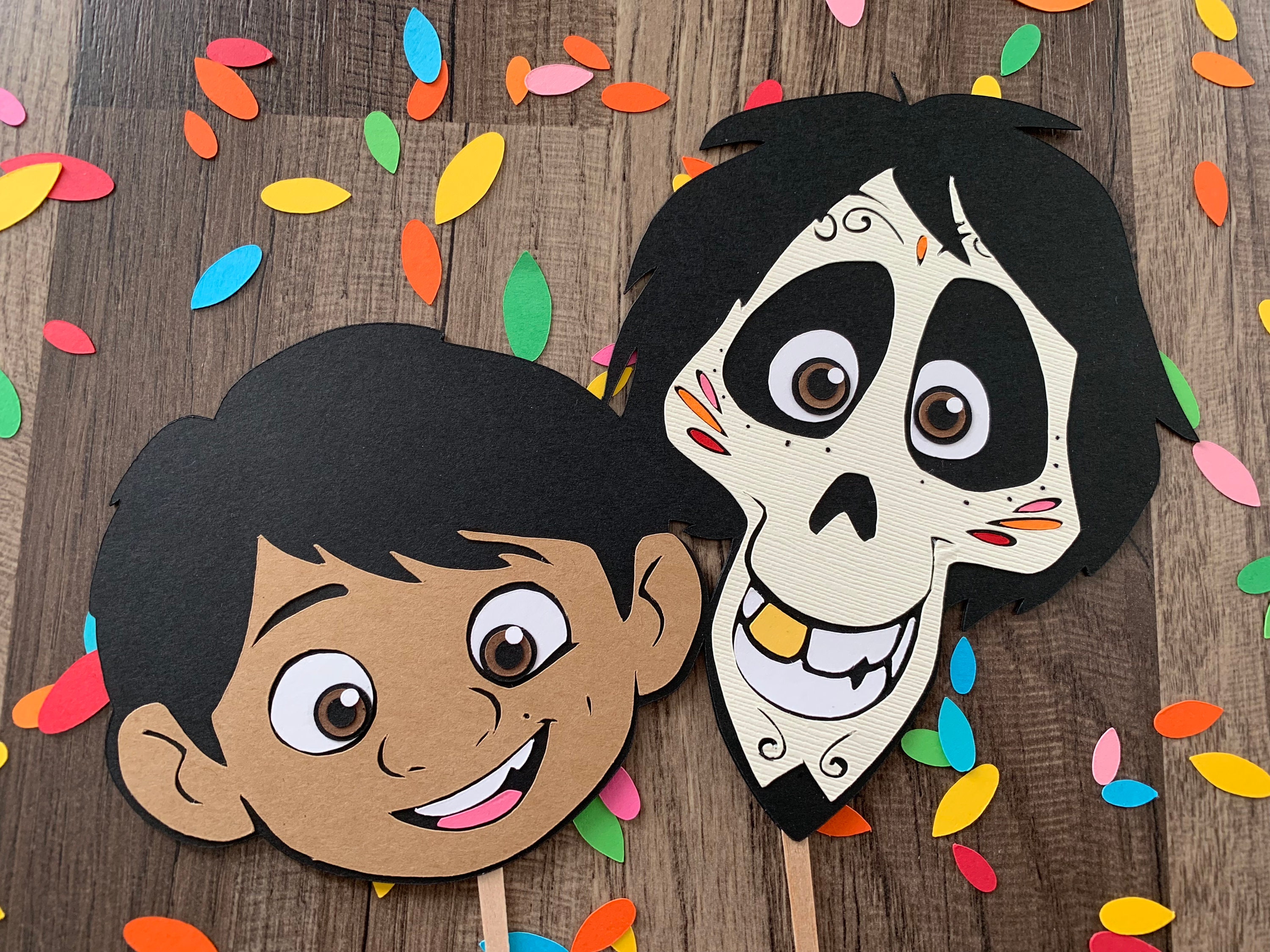 Coco Inspired Cake Topper disney Pixar Movie / Cupcake Topper | Etsy