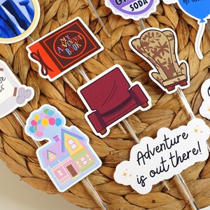 Pixar up Cupcake Toppers - up Inspired Birthday Decorations - Adventure ...