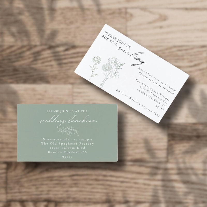 Lds Wedding Temple Invite - Etsy