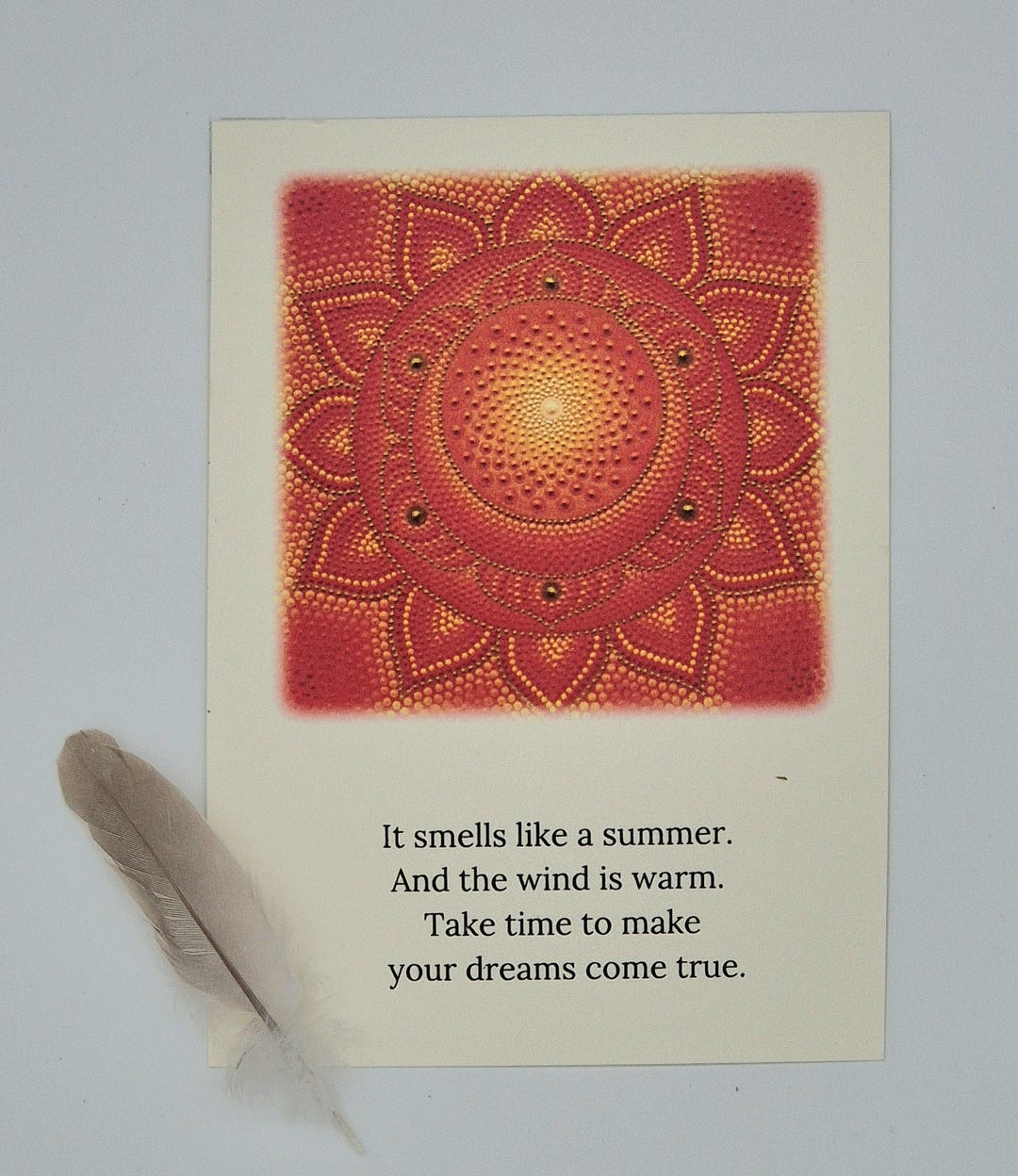Dot Art Mandala Postcards: Charming Hearts Spiritual Message Cards, Set ...