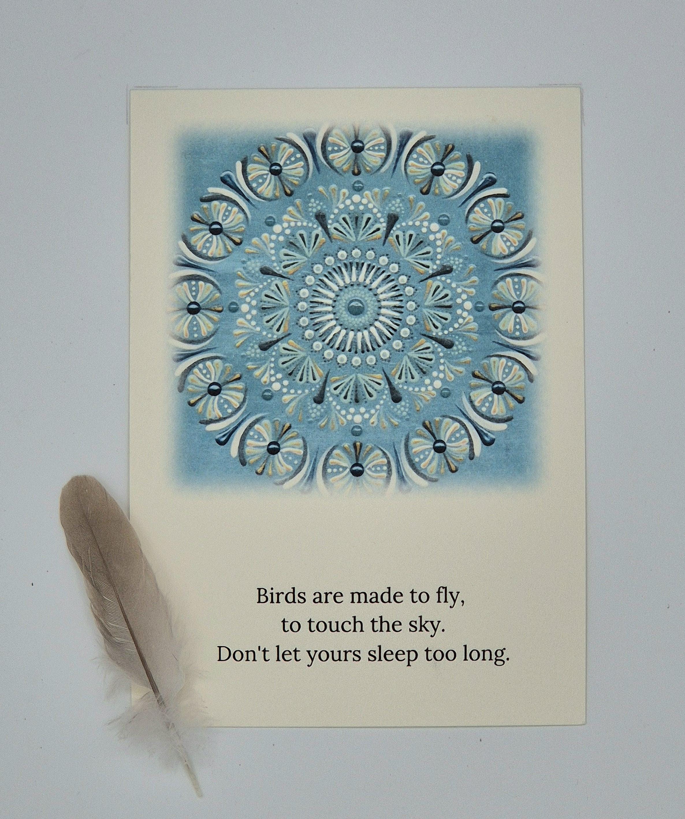 Mandala Postcards, Inspirational Quotes, Positive Affirmations ...