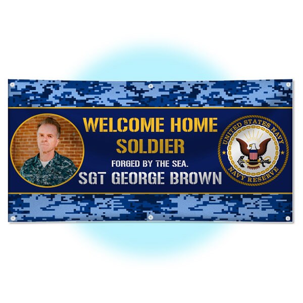 Us Navy Banner - Etsy