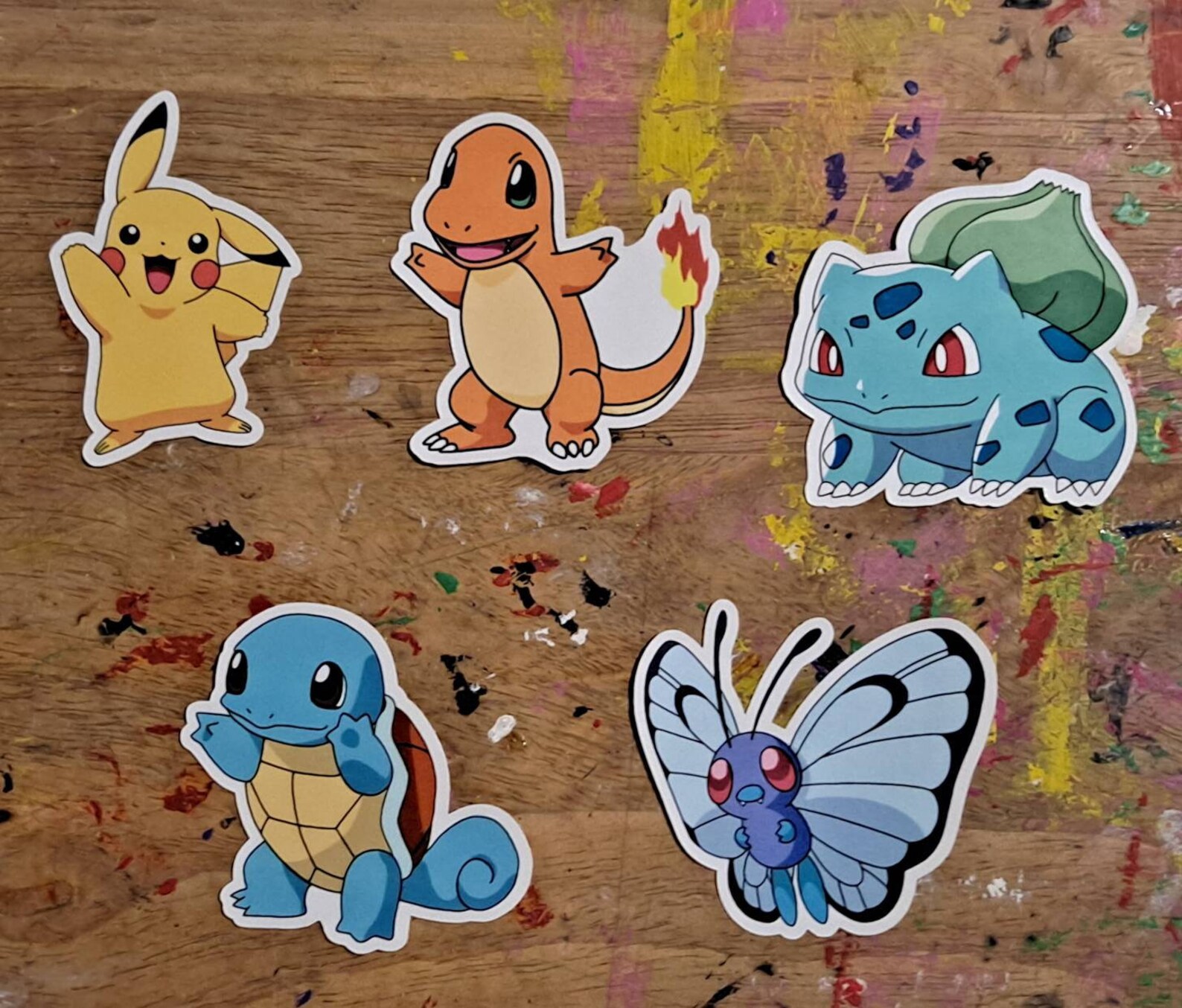 Pokémon Sticker Bundle Ten Stickers | Etsy