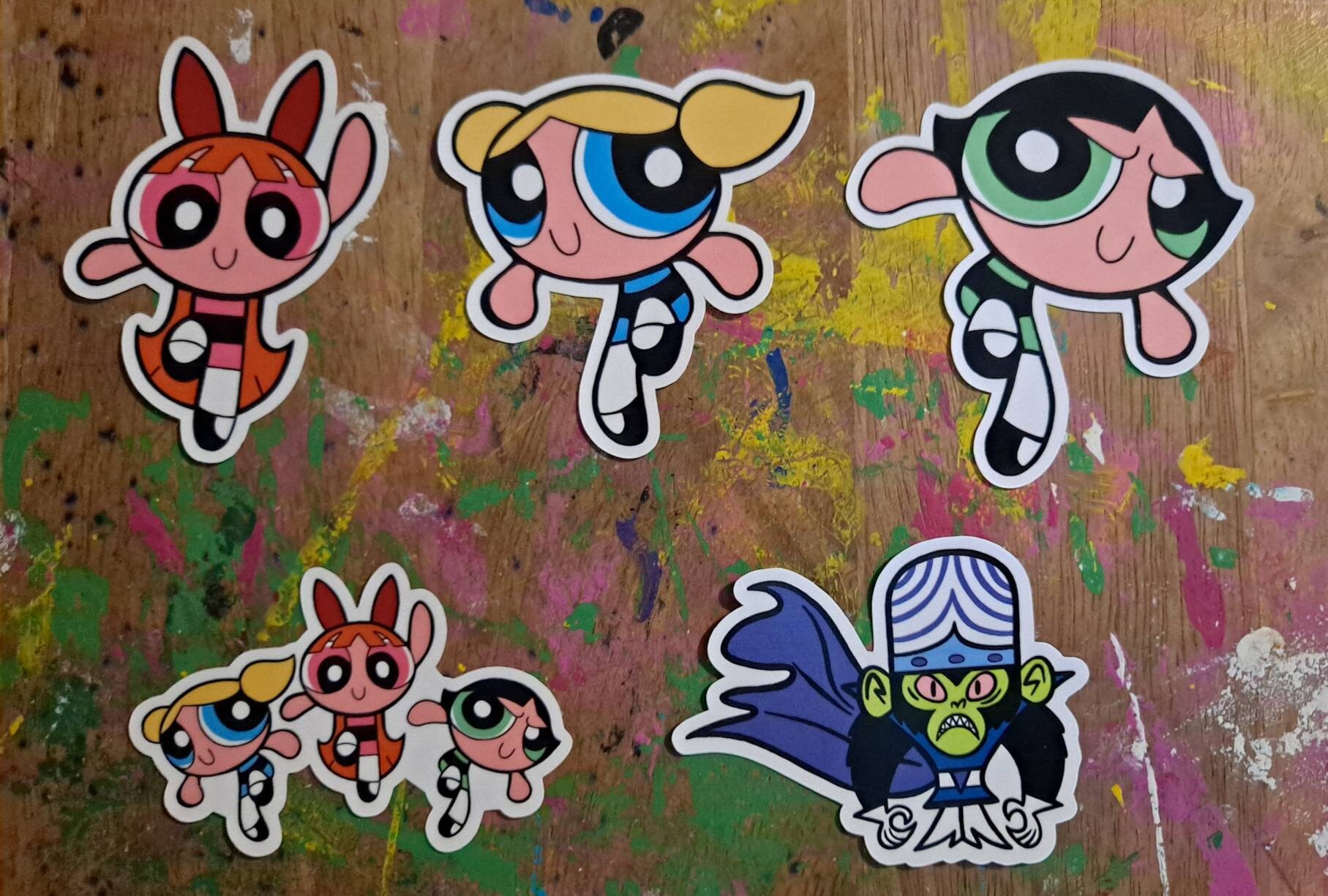 Powerpuff girls Bundle 5 stickers | Etsy