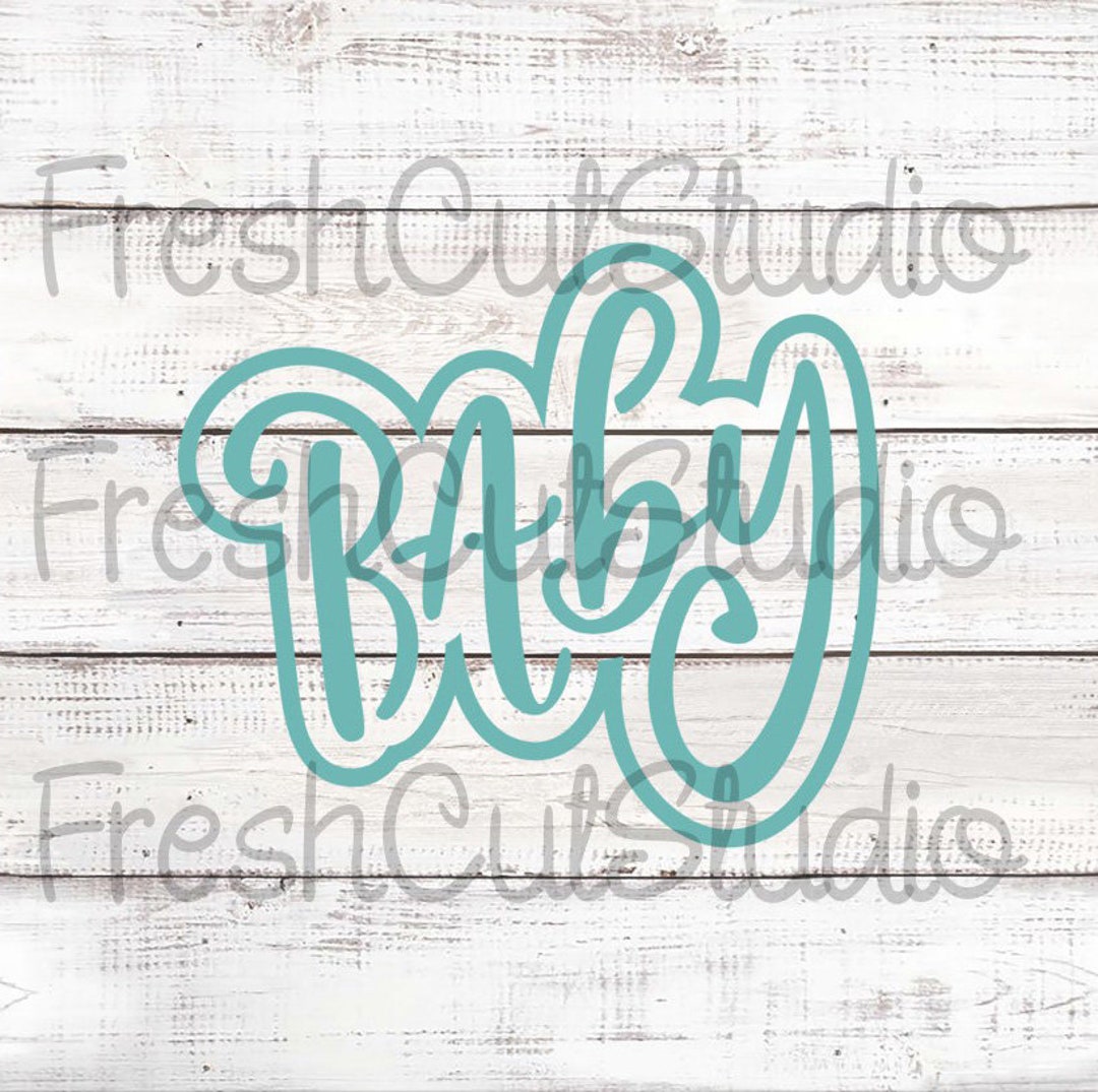 Baby Cutter With Matching Stencil Option - Etsy