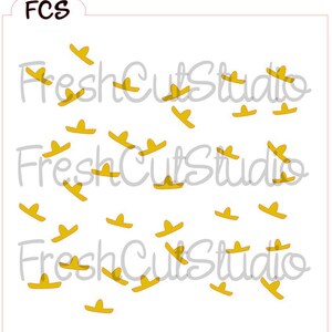 Fiesta 3 Part Background Stencil Cookie Stencil | Etsy