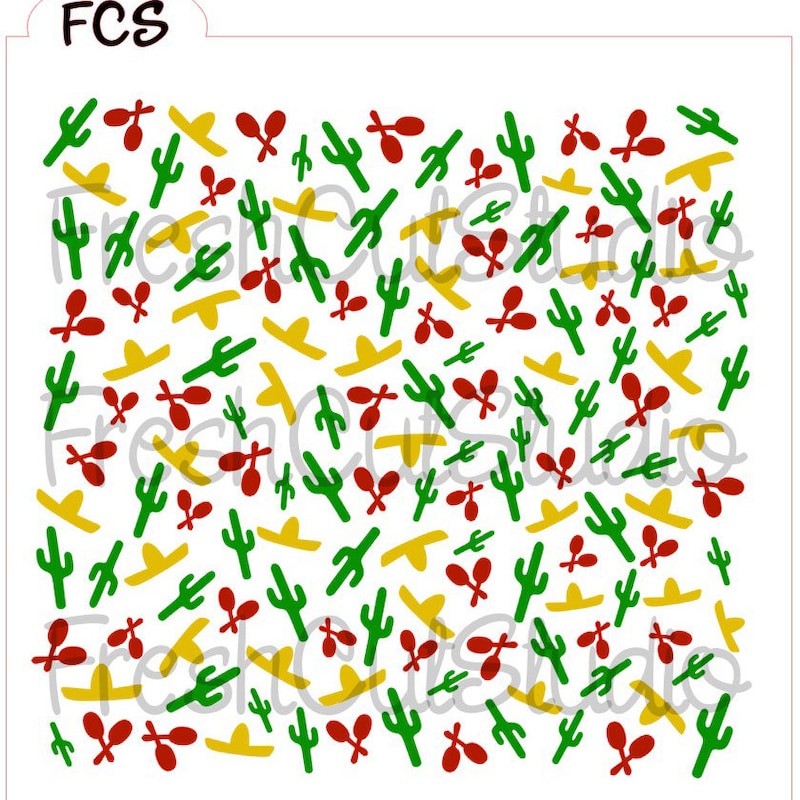 Cielito Lindo Stencil - Etsy