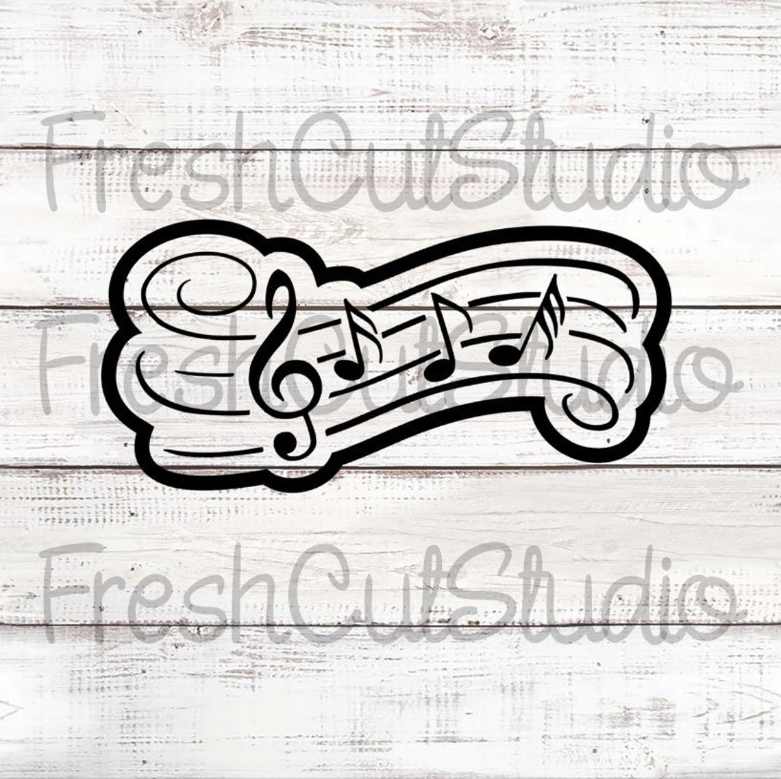 Musical Note Cutter With Matching Stencil Option | Etsy