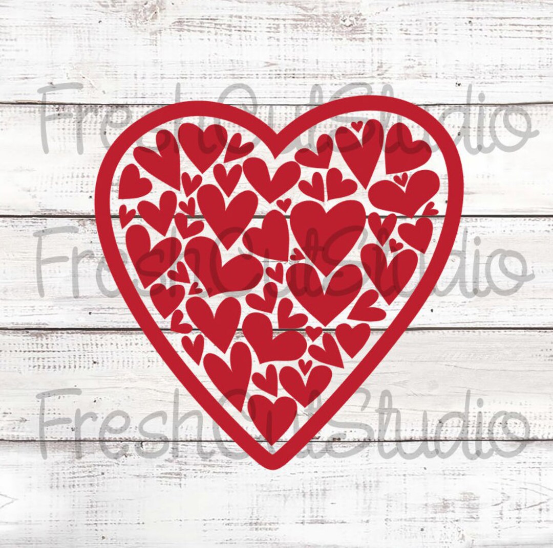 Heart Cutter With Matching Stencils - Etsy