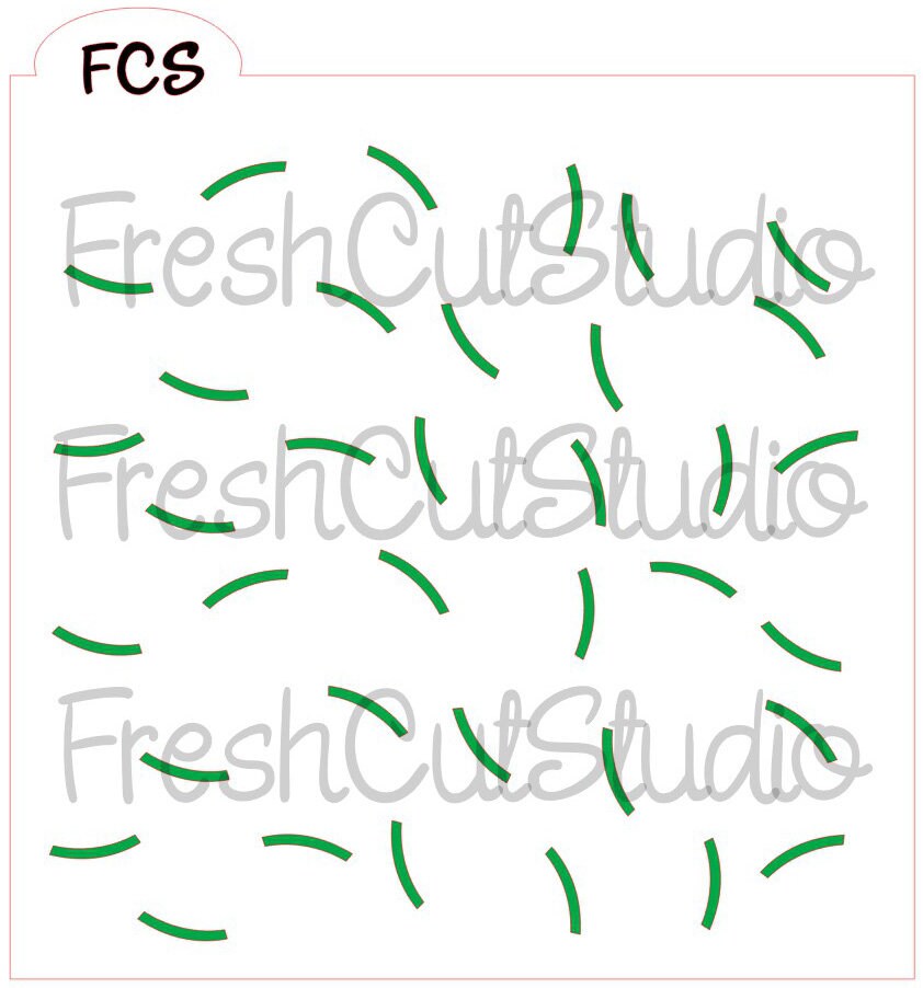 Watermelon 3 Part Background Stencil Cookie Stencil - Etsy