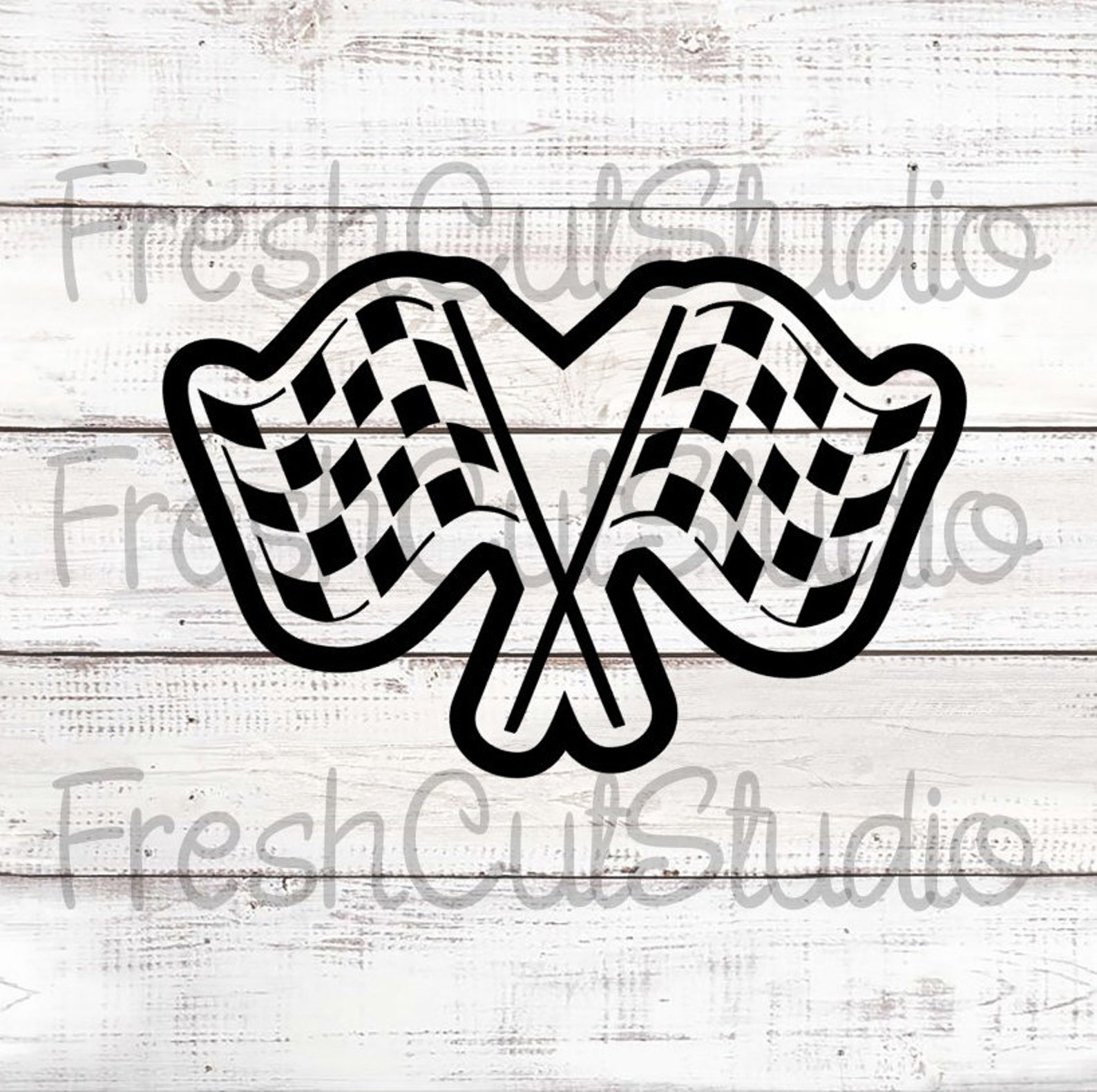 Checkered Flags Stencil- Cookie Stencil - Etsy