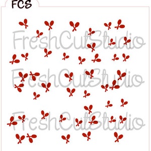 Fiesta 3 Part Background Stencil Cookie Stencil - Etsy