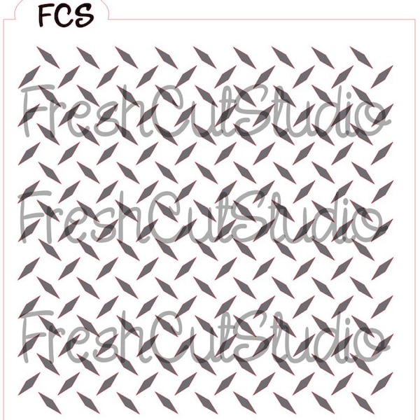 Diamond Cake Stencil - Etsy