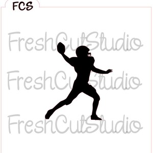 Football Player Stencils- Cookie Stencil - Etsy