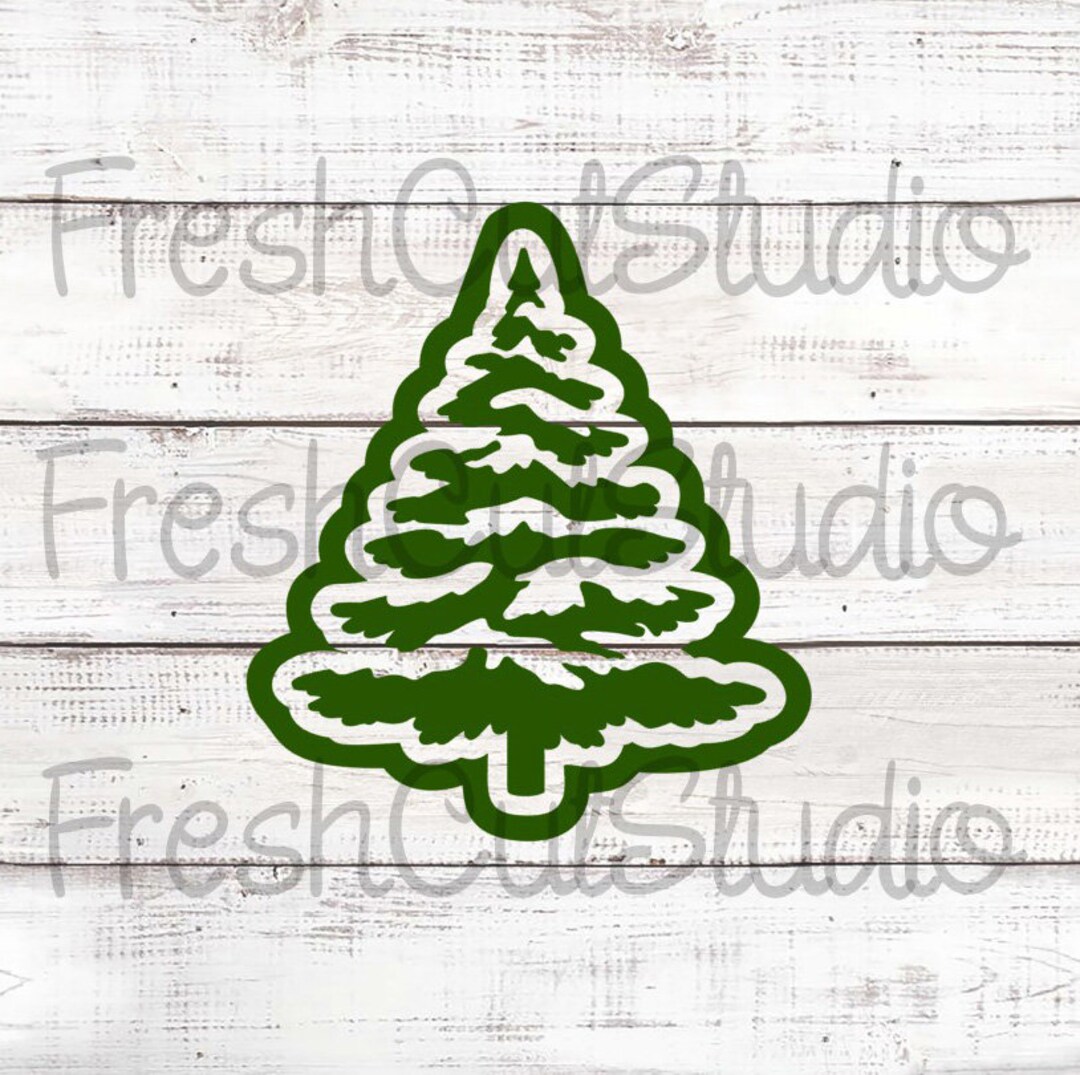 Winter Tree Cutter With Matching Stencil Option - Etsy