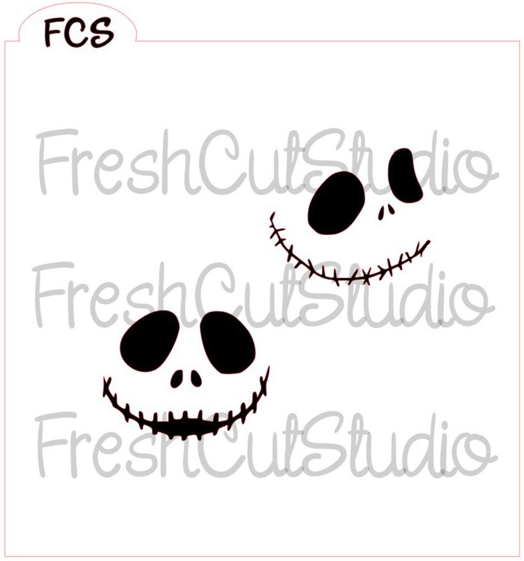 Jack Faces Stencils 2pc- Cookie Stencils - Etsy