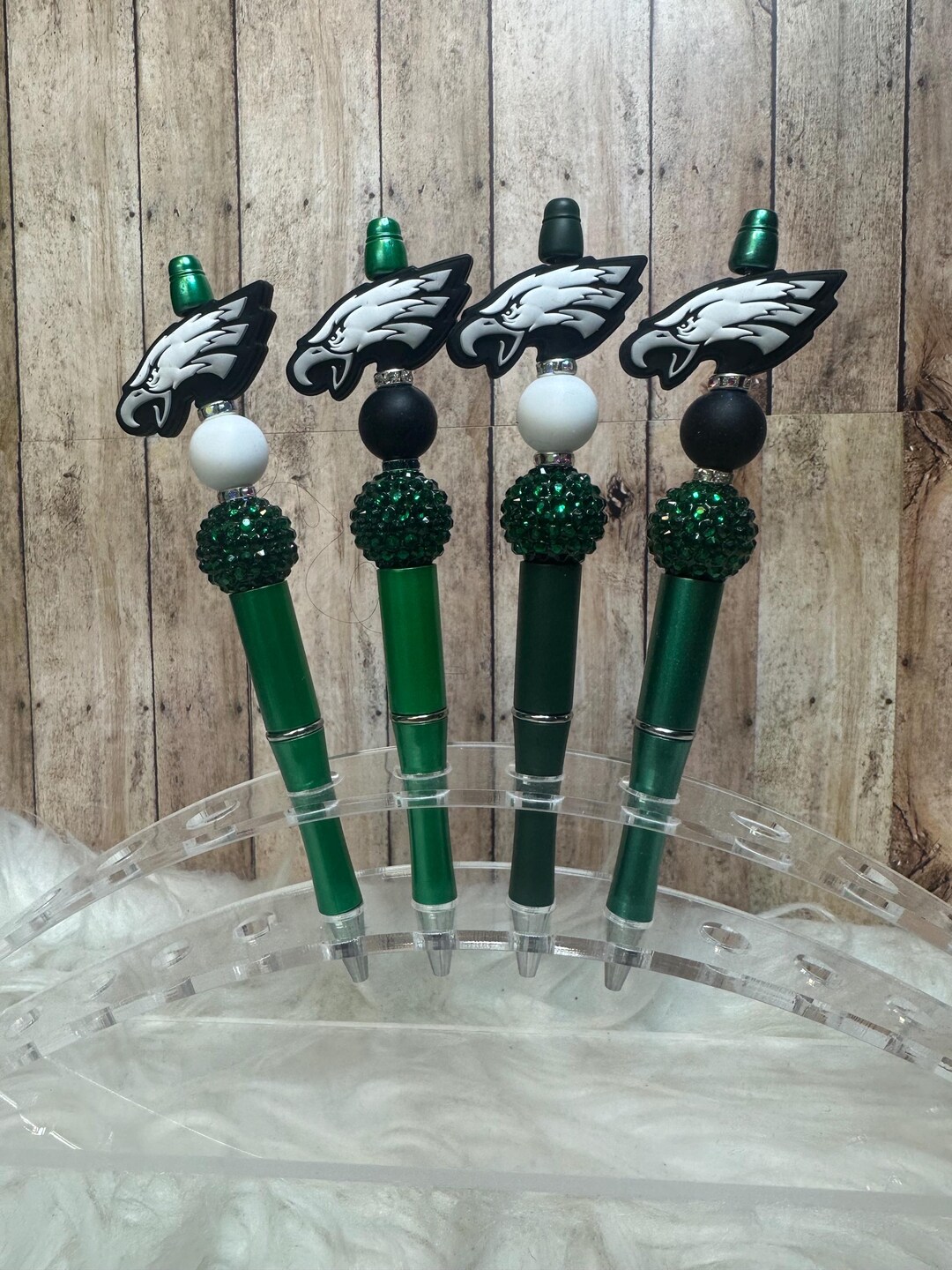 Philadelphia Eagles Football Team Beaded Pen With Refill Football Fan ...