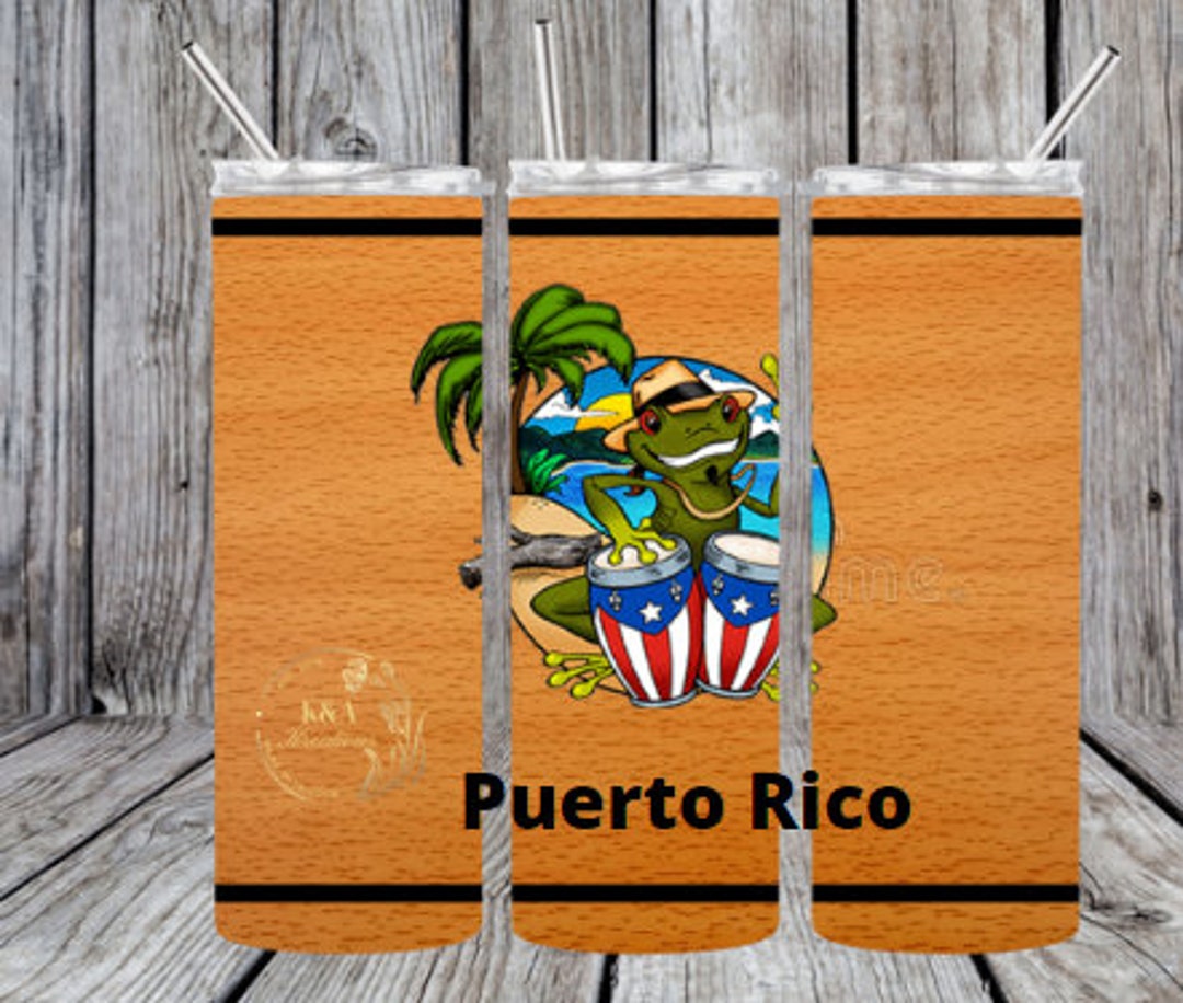 Tumbler Skinny 20oz Puerto Rico Conga Inspired Wrap - Etsy