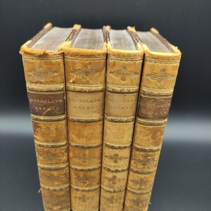 1889 4 Volumes of 28 Essays by Lord Macaulay Complete Book Collection ...