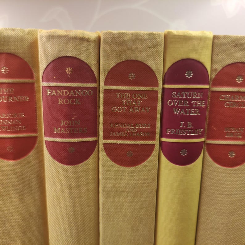 10 X 1950's &1960's Companion Book Club Series Books in Yellow and ...