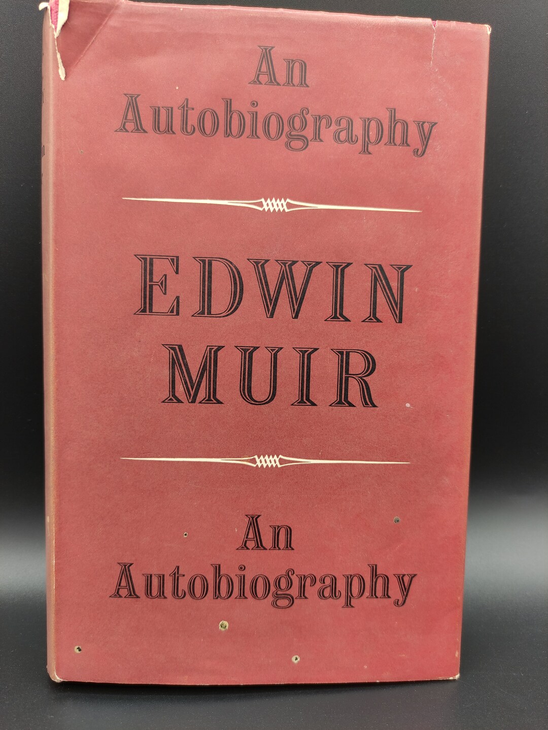 Book Autobiography Vintage Poet Old Book Gift 1954 an Autobiography by ...