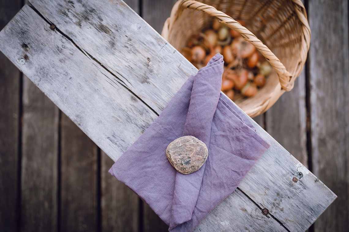 Stone Washed Linen Napkins. Zero Waste Napkins. Table Decor - Etsy