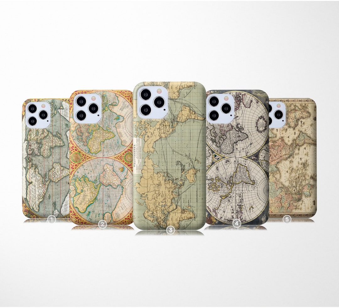 World Map Phone Case Google Pixel 7 Pro 5a Pixel 4A 5G Oneplus Nord N10 ...