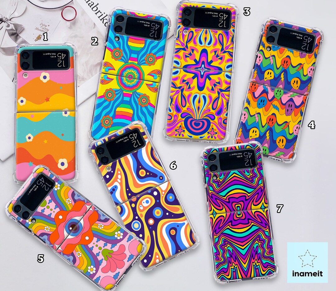 Groovy Case for Samsung Galaxy Z Flip 3 5g Z Flip 5 4 Flip 5 TPU Ravy ...