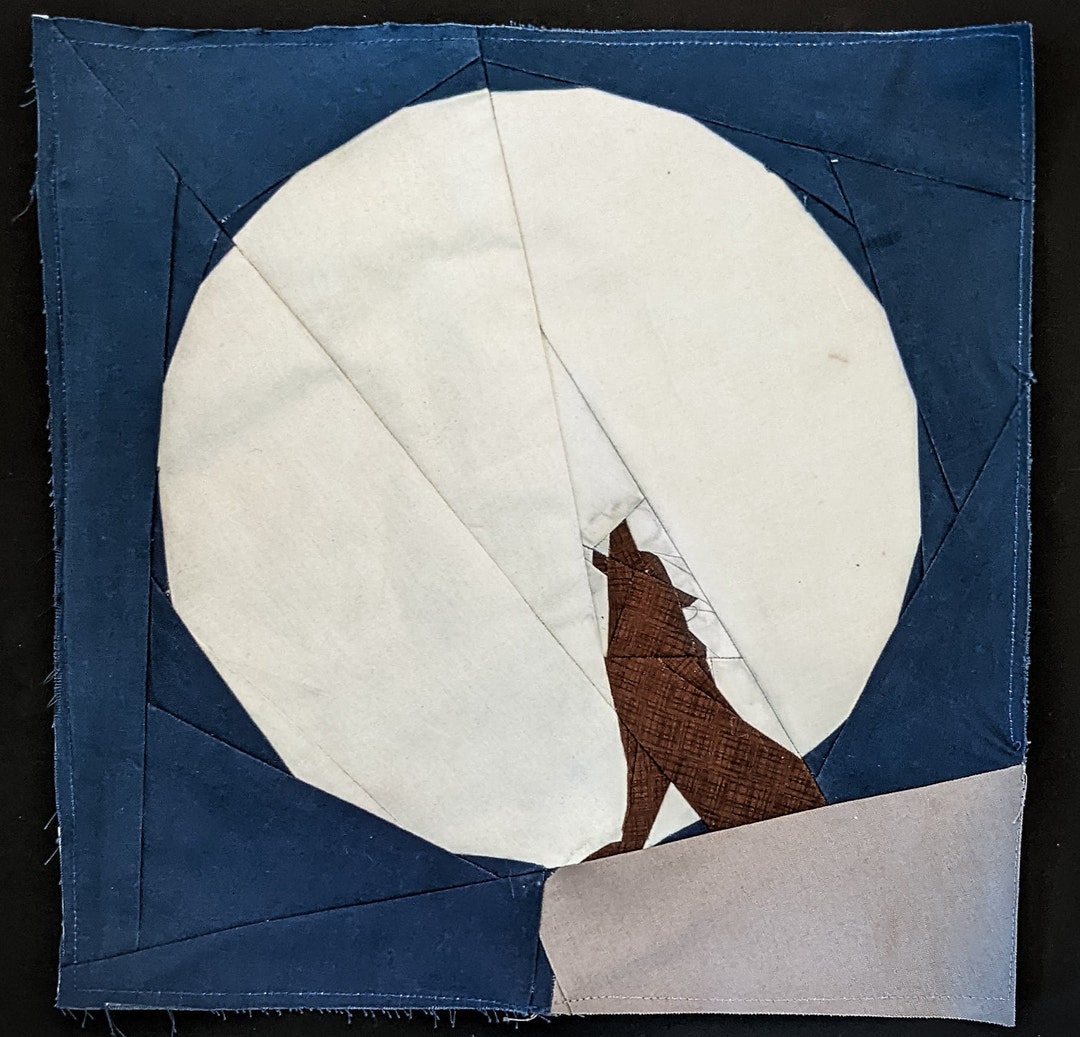 The Wolf Foundation Paper Piecing Pattern, Dracula FPP, Horror Quilt - Etsy