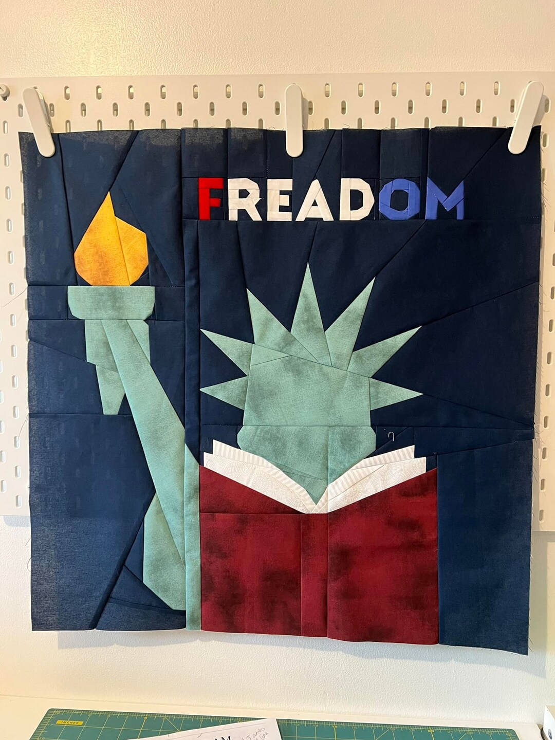 Let Freedom Read, Banned Book Foundation Paper Piecing Quilt Pattern ...