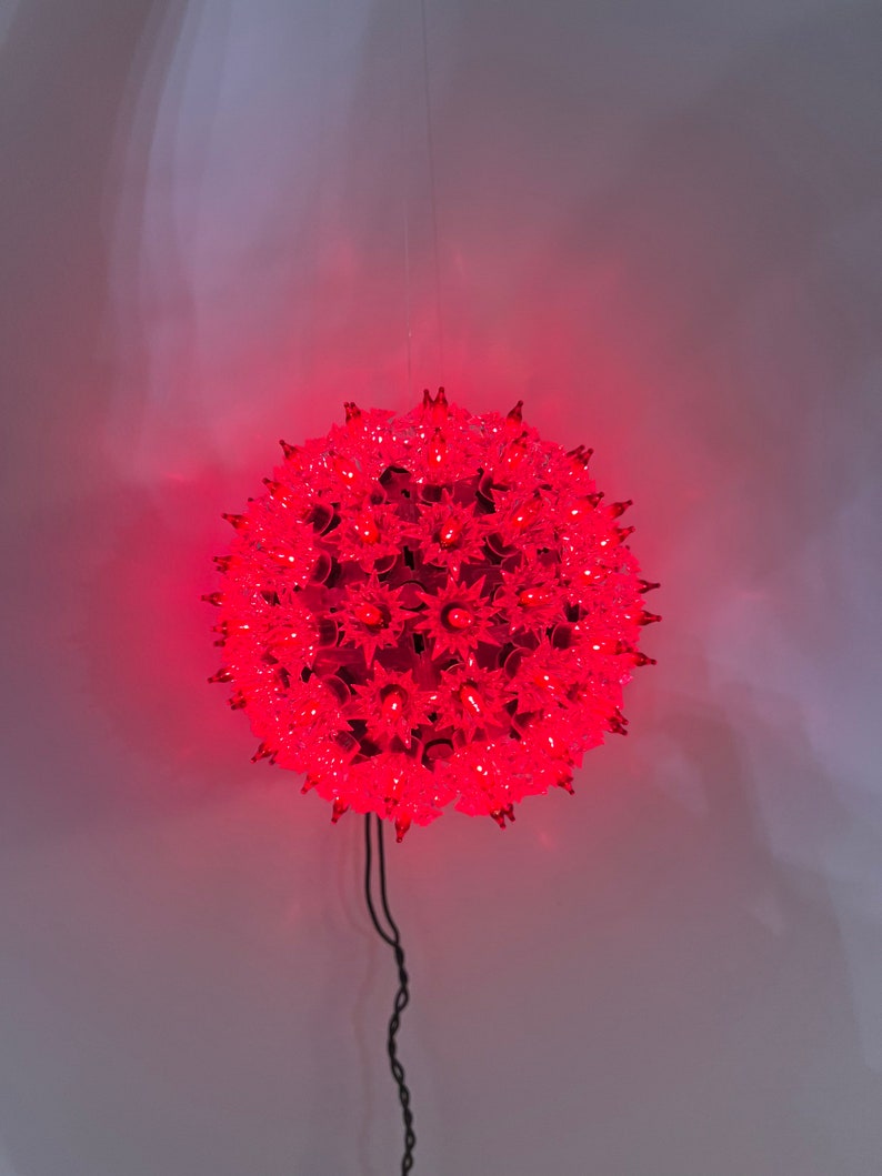 Vintage Starlight Sphere Christmas Light Globe - Etsy