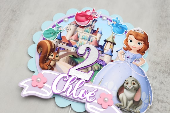 Cake Topper Princess Sofia Cake Topper Disney Princess Sofia - Etsy UK